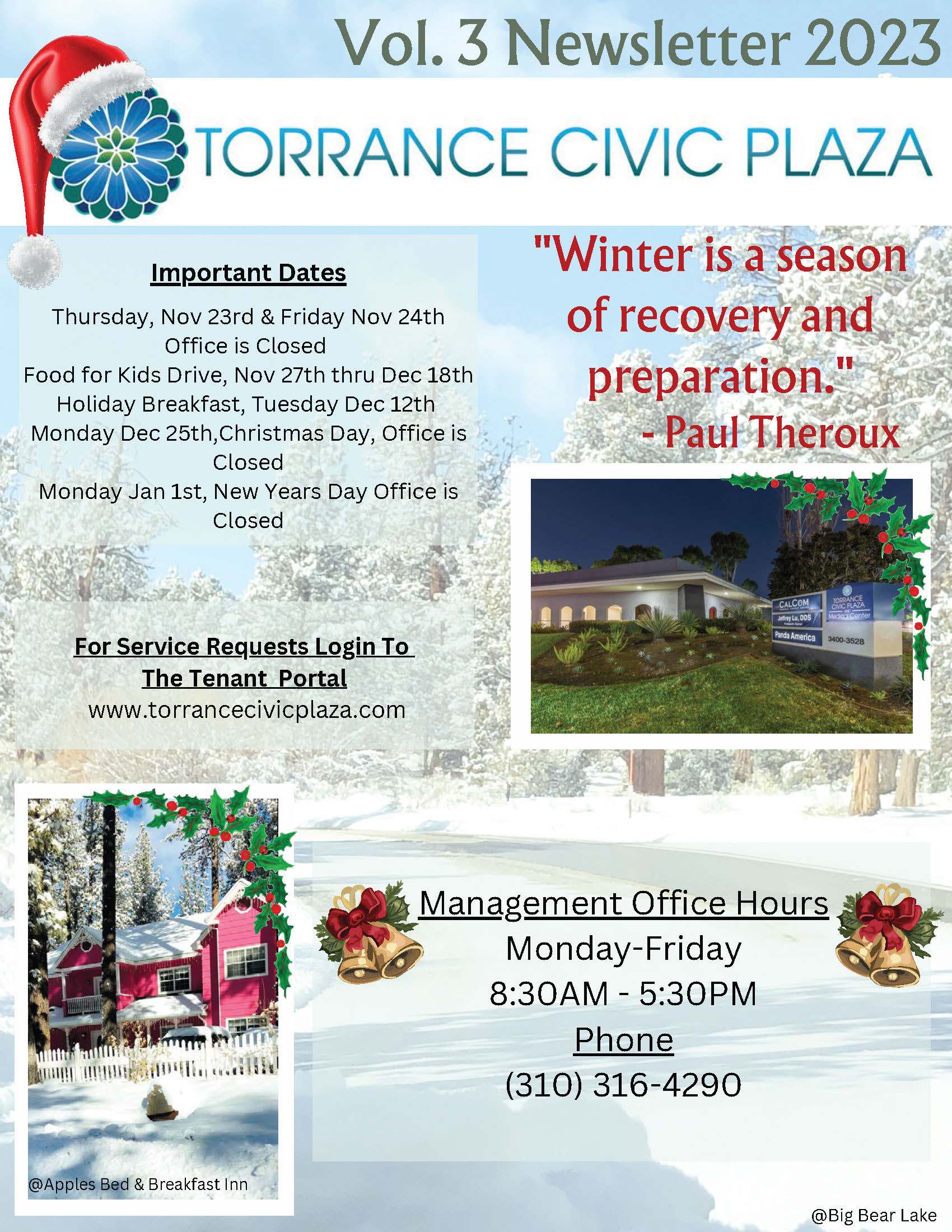 Newsletter – Torrance Civic Plaza
